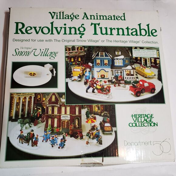 Department 56 | Holiday | Dept 56 Village Animated Revolving Turntable ...